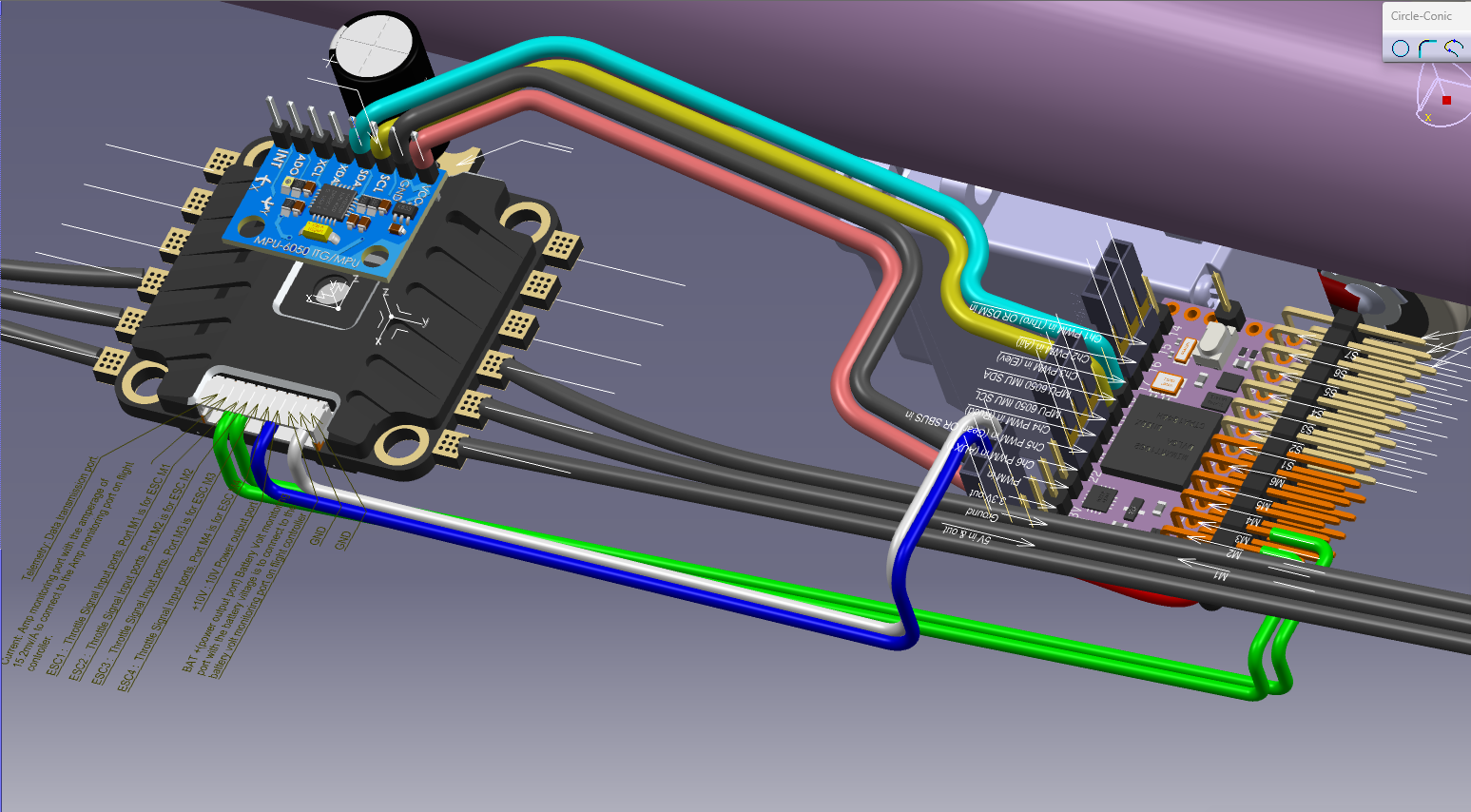 Connection diagram for F55A Mini ESC to Teensy 4.0 | FliteTest Forum